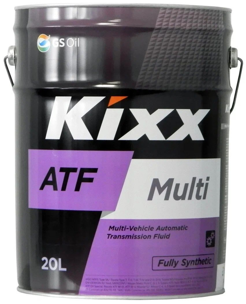 Трансмиссионная жидкость KIXX ATF Multi Plus 20 л - купить по выгодной ...