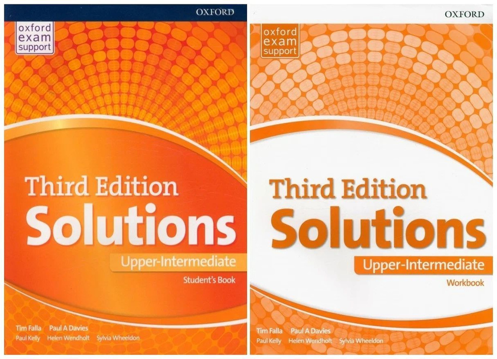 Solutions Upper-intermediate (3-ed) Student's Book + Workbook - купить с доставкой по выгодным ...