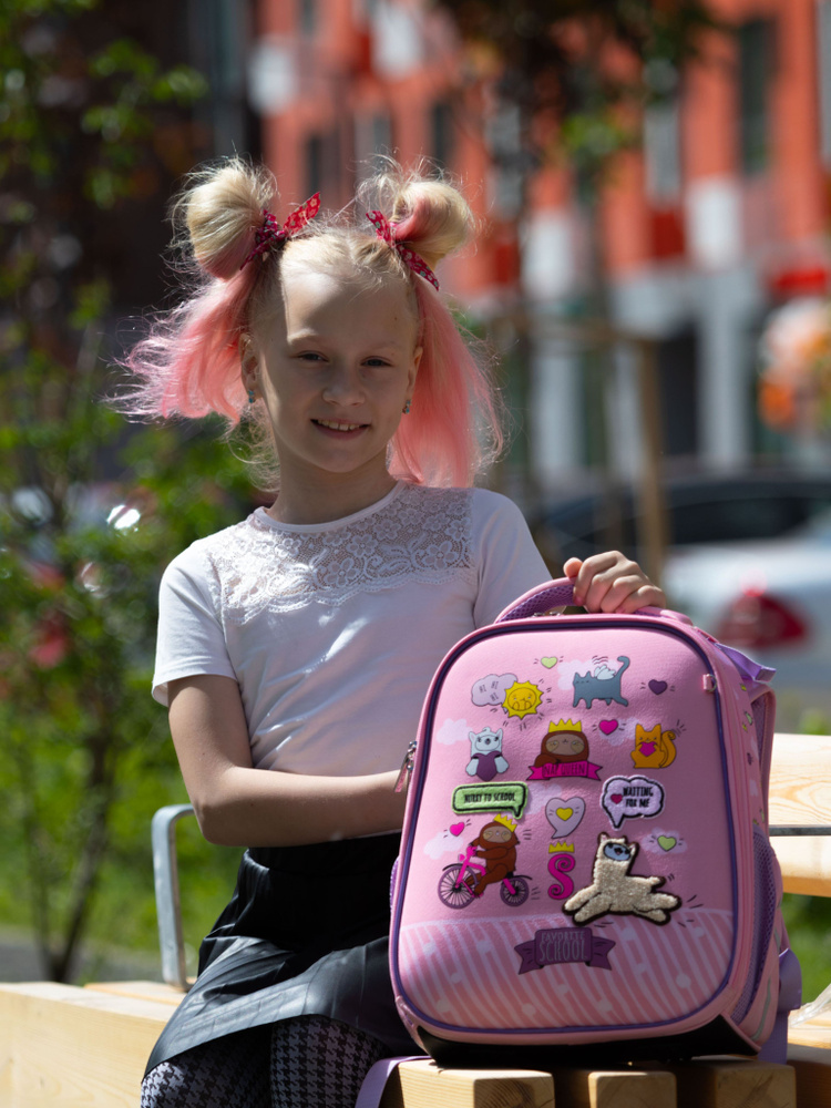 Рюкзак Hatber ERGONOMIC Classic 37Х29Х17 см EVA материал светоотражатели 2 отделения 2 кармана в ...