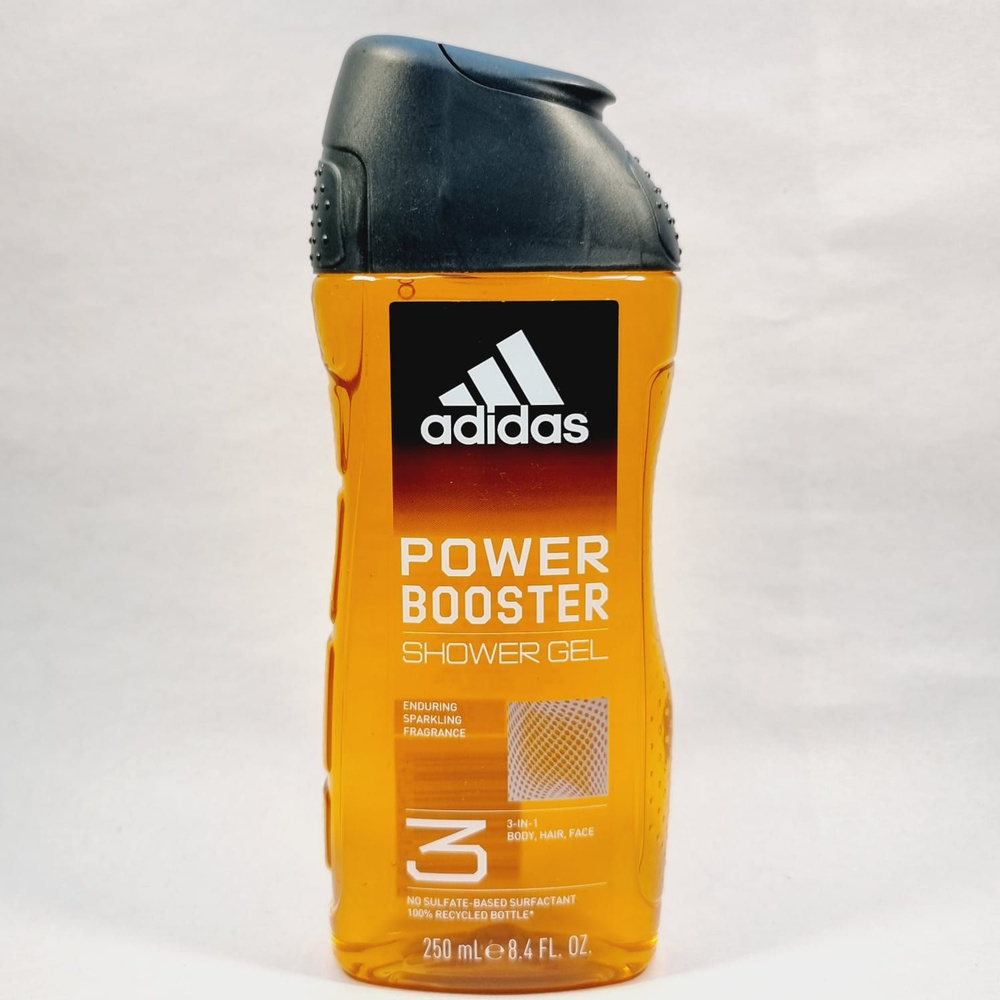 Гель для душа Adidas Power Booster 3 в 1 для мужчин 250 мл (Из ...
