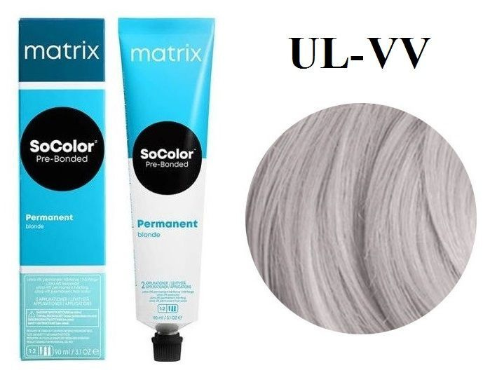 Matrix краска Socolor Pre-Bonded UL-VV глубокий перламутровый 90 мл ...