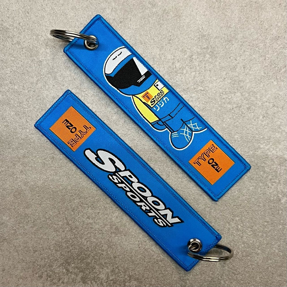 Брелок тканевый ремувка с вышивкой JDM Honda Spoon Хонда купить на OZON ...