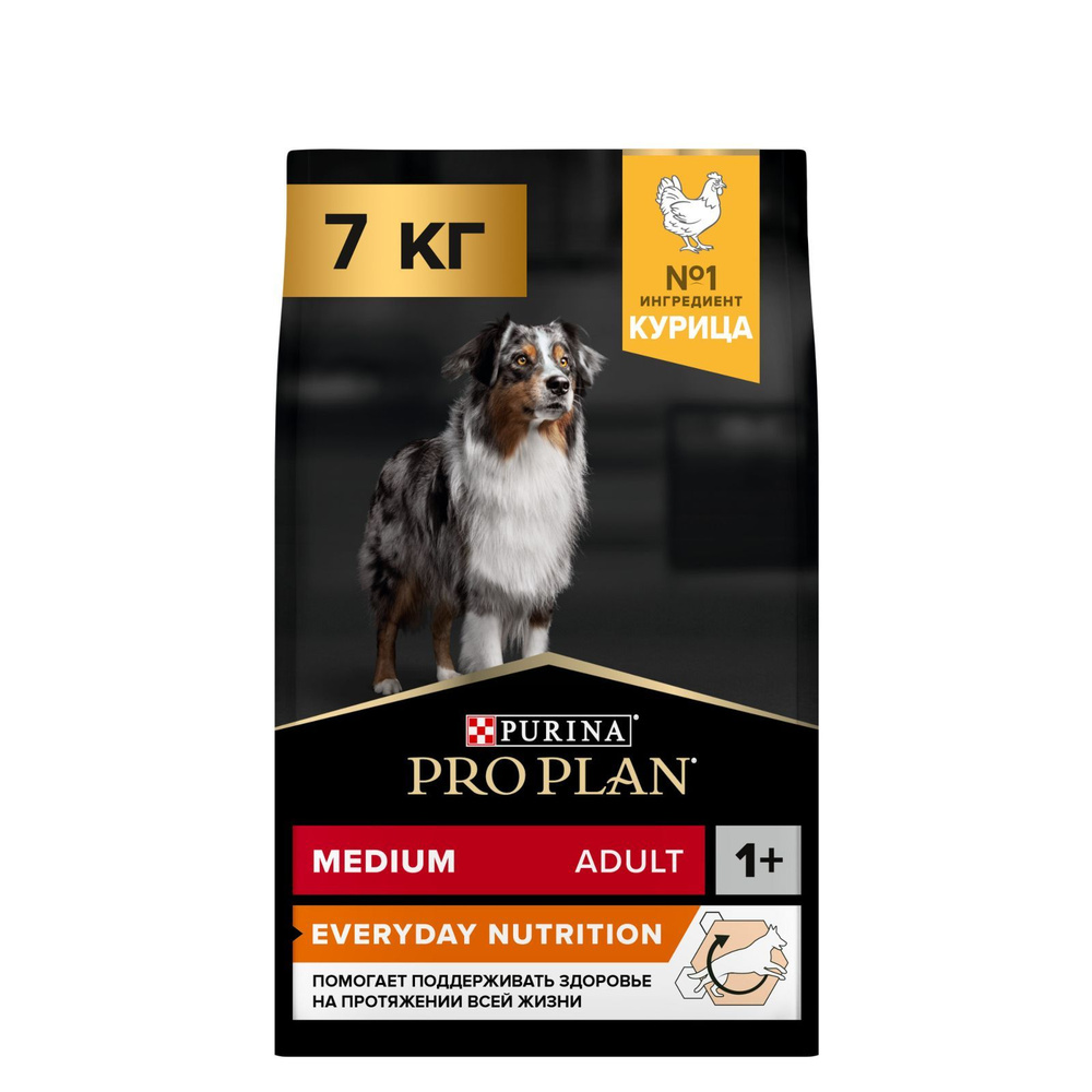 Сухой корм PRO PLAN Everyday Nutrition для взрослых собак средних пород ...