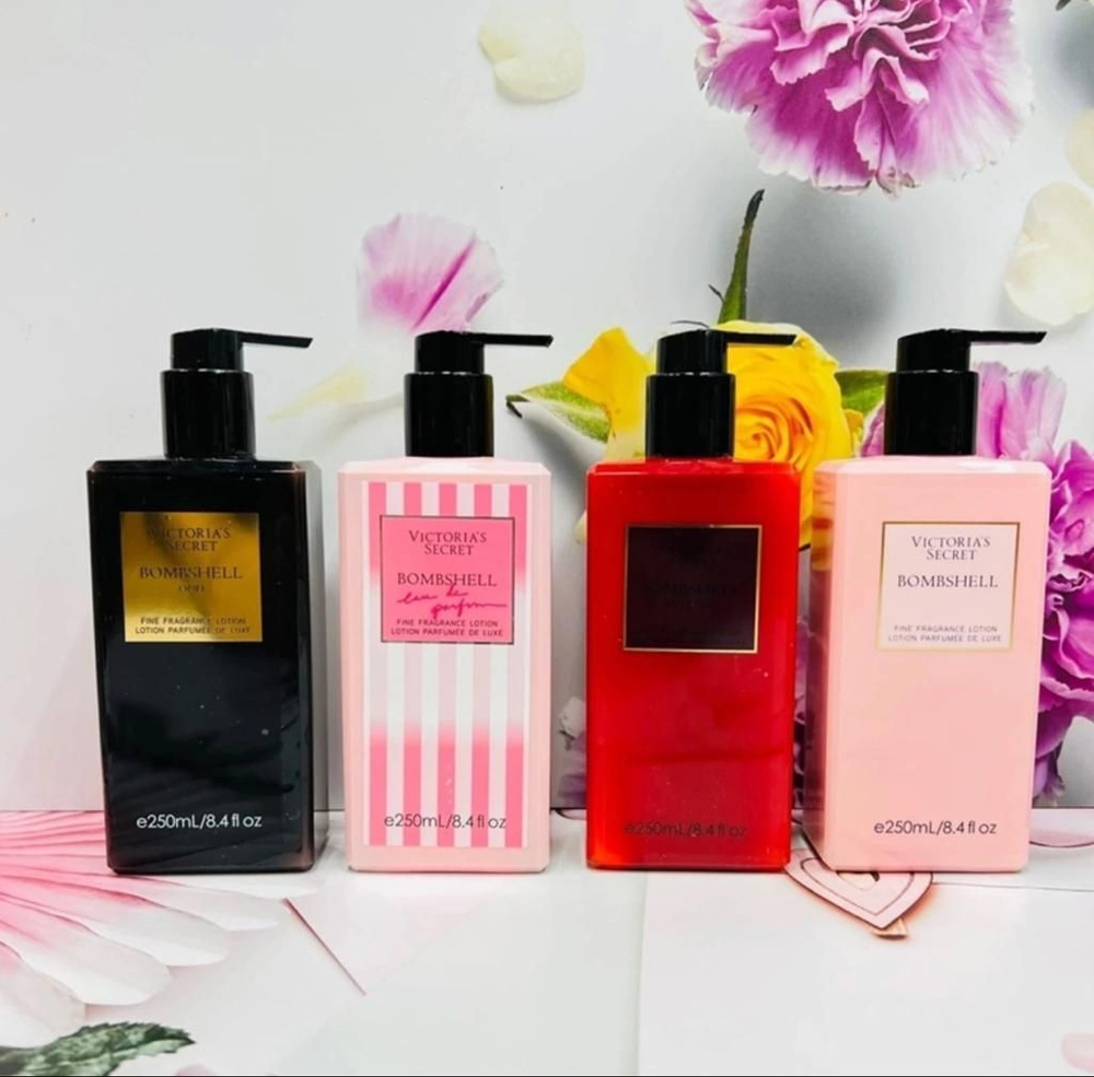 Victorias Secret набор Парфюмированные лосьоны молочко для тела 4 штук