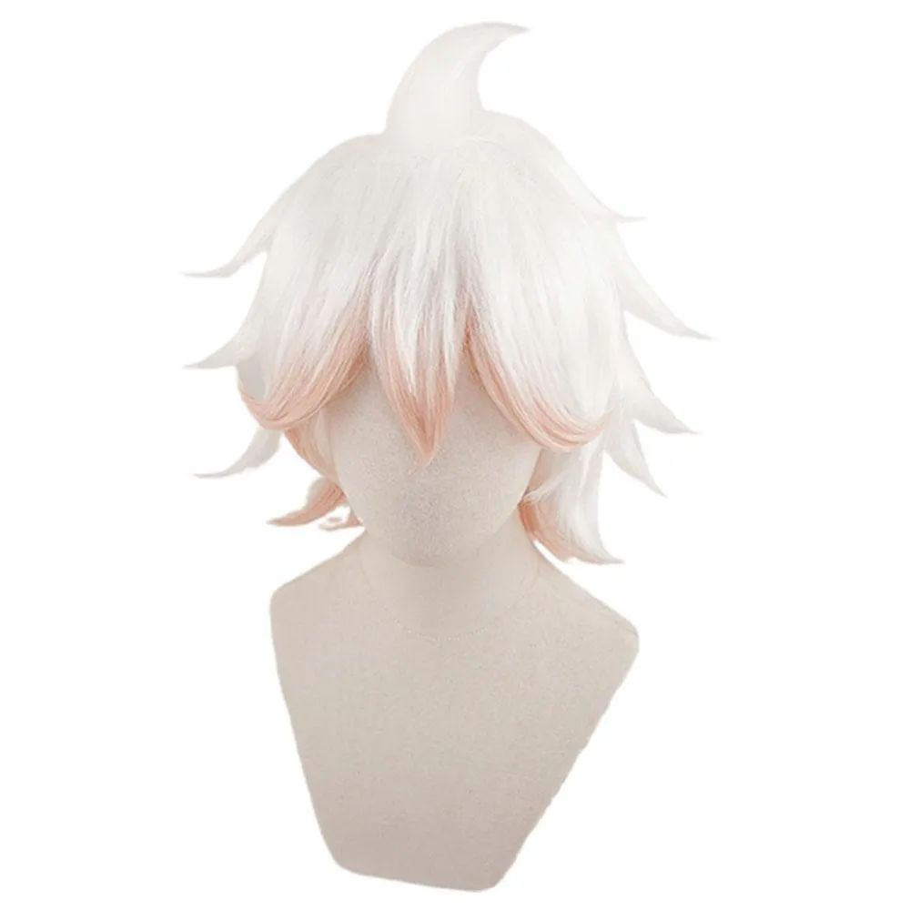 Косплей парик для Нагито Комаэда для Nagito Komaeda для Данганронпа V3 Danganronpa V3 Белый