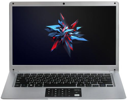 Ноутбук DEXP 14.1" Aquilon серебристый, Full HD (1920x1080), IPS, Intel Celeron N4020, ядра: 2 х ...