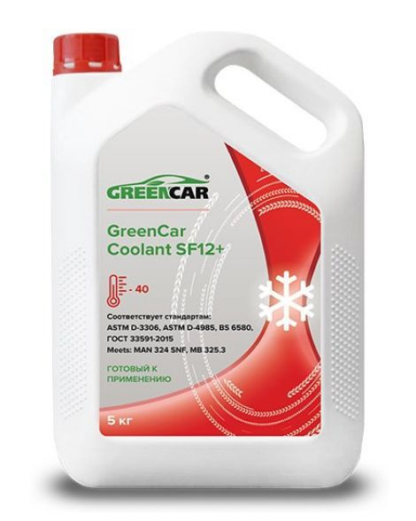 Антифриз GreenCar Coolant SF12+ купить по выгодной цене в интернет ...