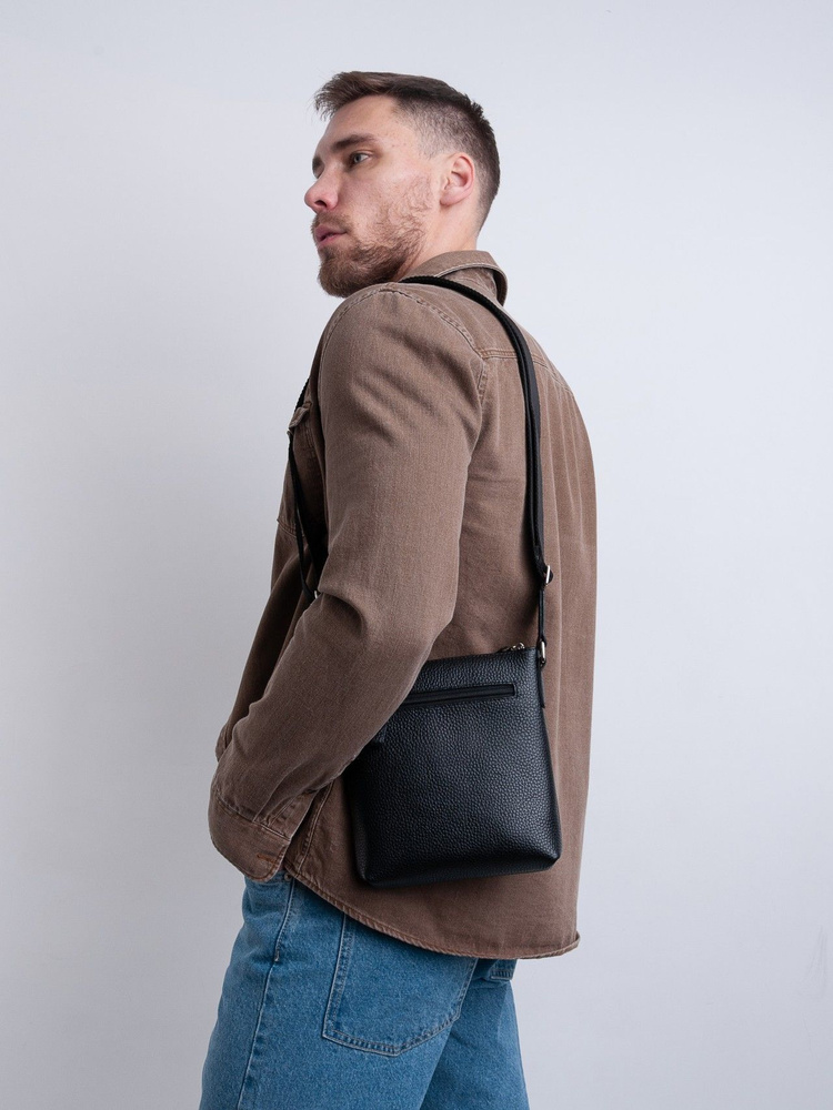 Franchesco Mariscotti / сумка мужская планшет, натуральная кожа ...