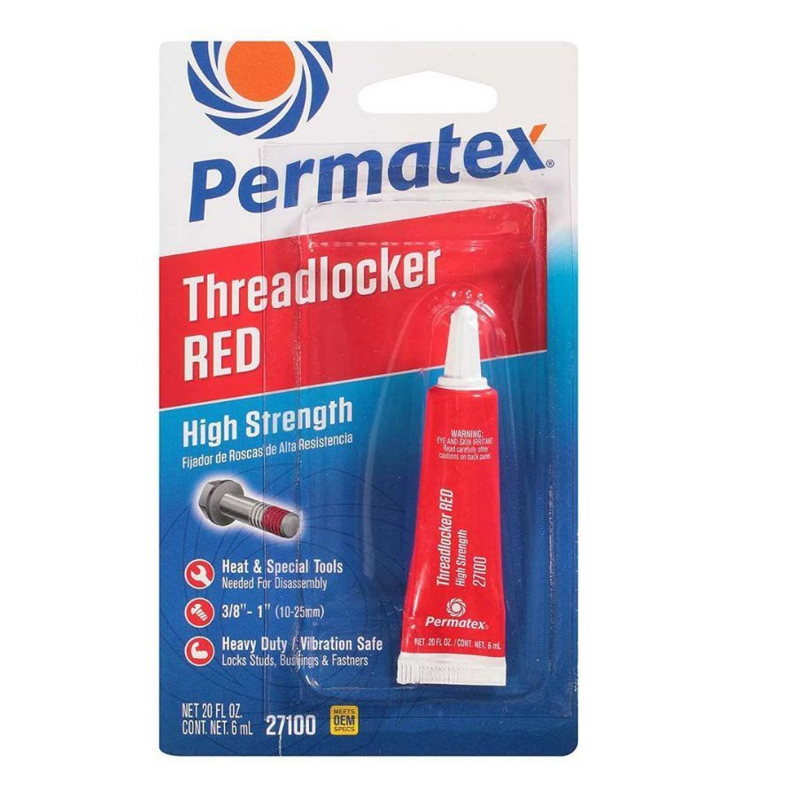 Фиксатор резьбы "PERMATEX " (6 мл) (красный, сильной фиксации) PERMATEX ...