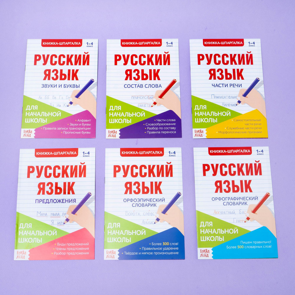 Шпаргалки, БУКВА-ЛЕНД Набор по русскому языку. Для начальной школы, 1,2 ...