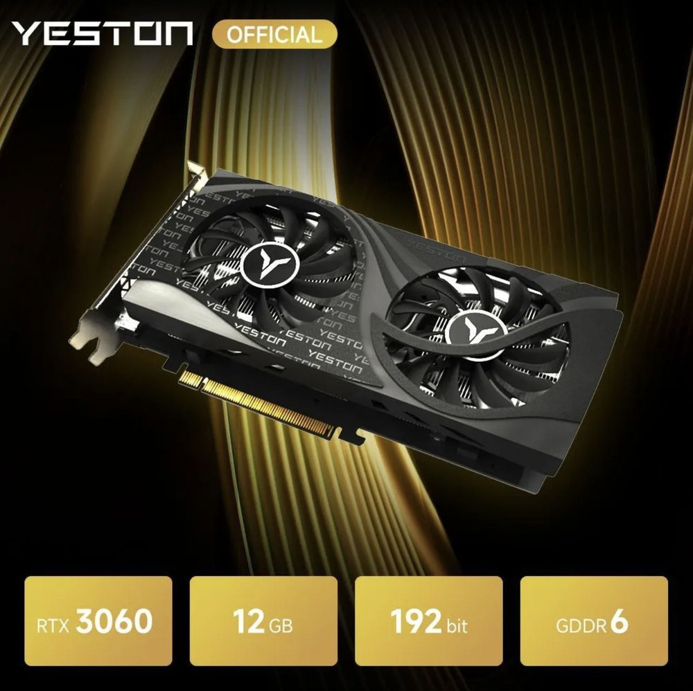Видеокарта YESTON GeForce RTX 3060, 12 ГБ GDDR6 - купить по низким ...