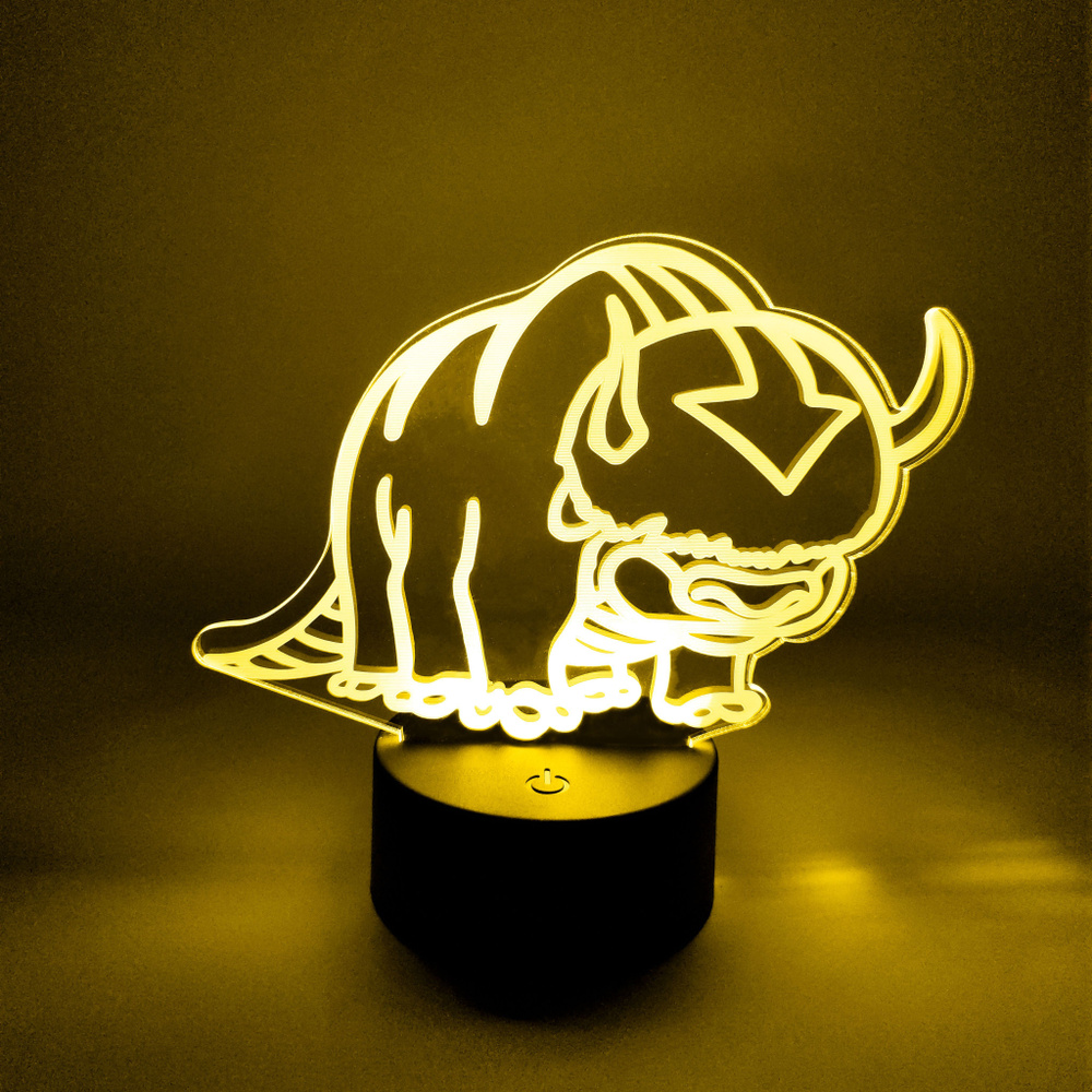 Купить LED ночник Аппа / Appa из мультфильма Аватар: Легенда об Аанге ...
