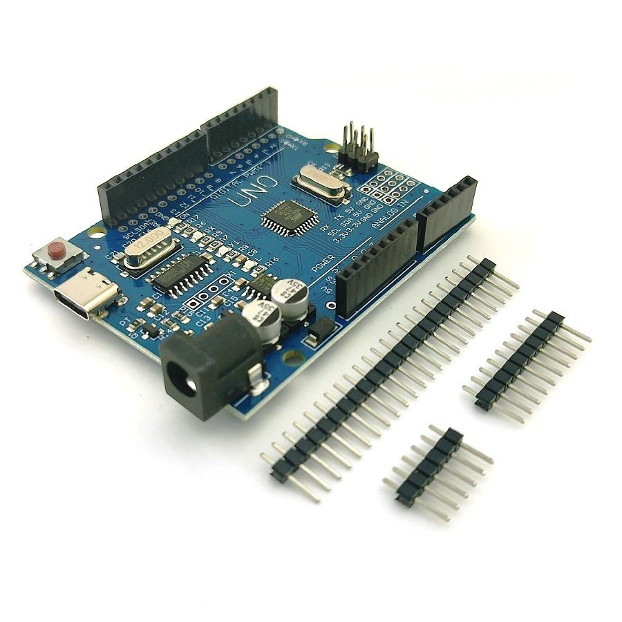 Arduino UNO R3 ATMEGA16U2 + WiFi Чип ATmega 328/CH340G Type-C - купить с доставкой по выгодным ...
