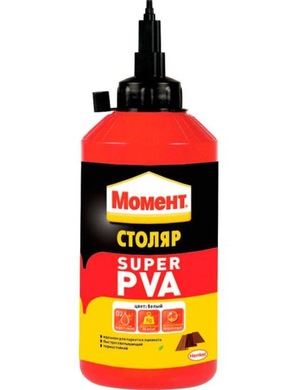 Момент Клей строительный Клей Момент Столяр Супер ПВА 750г 0.75 кг, 1 ...