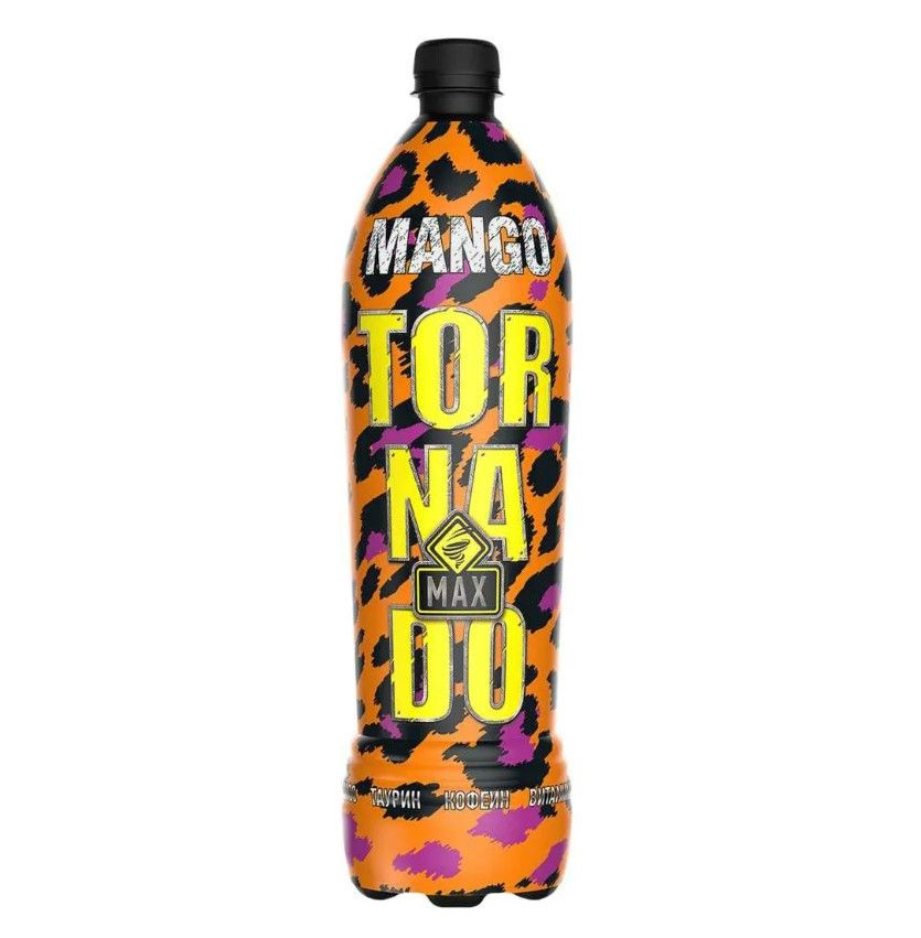 Напиток безалкогольный сильногазированный TORNADO MAX MANGO МАКС МАНГО 1 л 6 шт - купить с ...