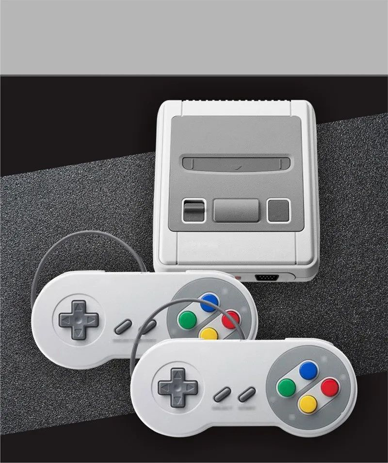 Игровая консоль с 2 проводными джойстиками/620 играми/из 90-их/8 bit ...