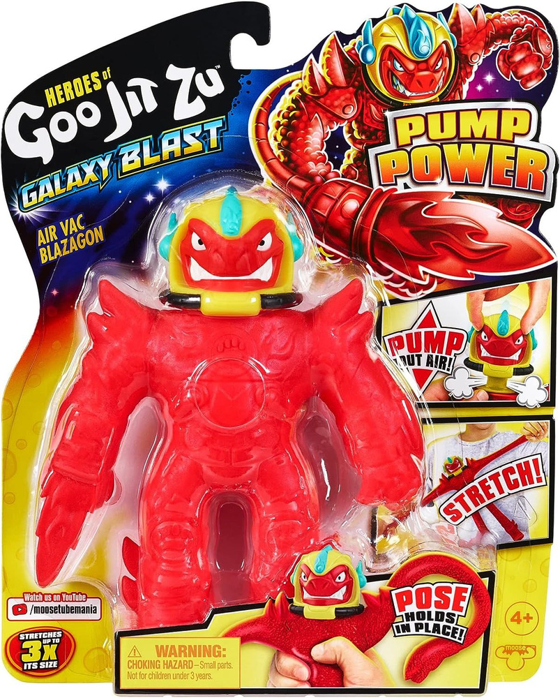 Герои Goo Jit Zu Galaxy Blast Pump Power AirVac Фигурка Blazagon ...