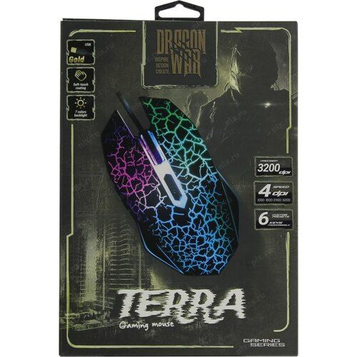 Игровая мышь проводная QUMO Terra 21346, разноцветный - купить по ...