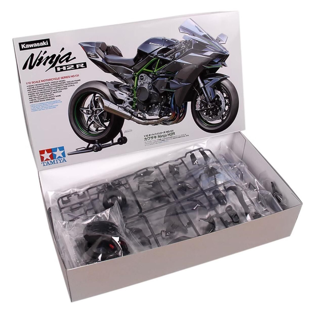 Мотоцикл Kawasaki Ninja H2-R по шкале 1/12 tamiya 14131 - купить с доставкой по выгодным ценам в ...