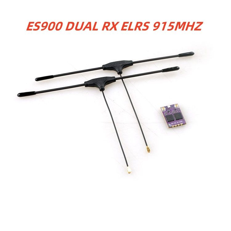 HappyModel ES900 DUAL RX ELRS Разнесенный приемник 915 МГц Встроенный ...