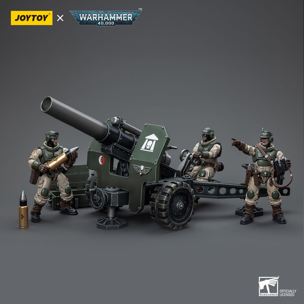 Подвижная фигурка JOYTOY Warhammer 40k Astra Militarum Ordnance Team ...