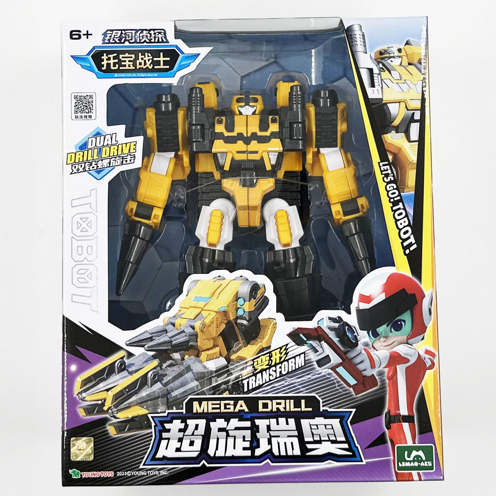 Трансформер Tobot Мегадрилл Mega Drill 18см - купить с доставкой по ...