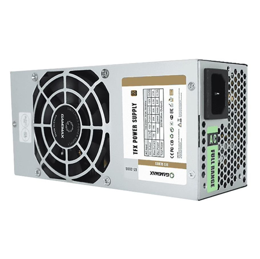 Блок питания GAMEMAX GT-300G (GT-300G) серый - ATX 20+4 пин, 4 pin + 4 ...