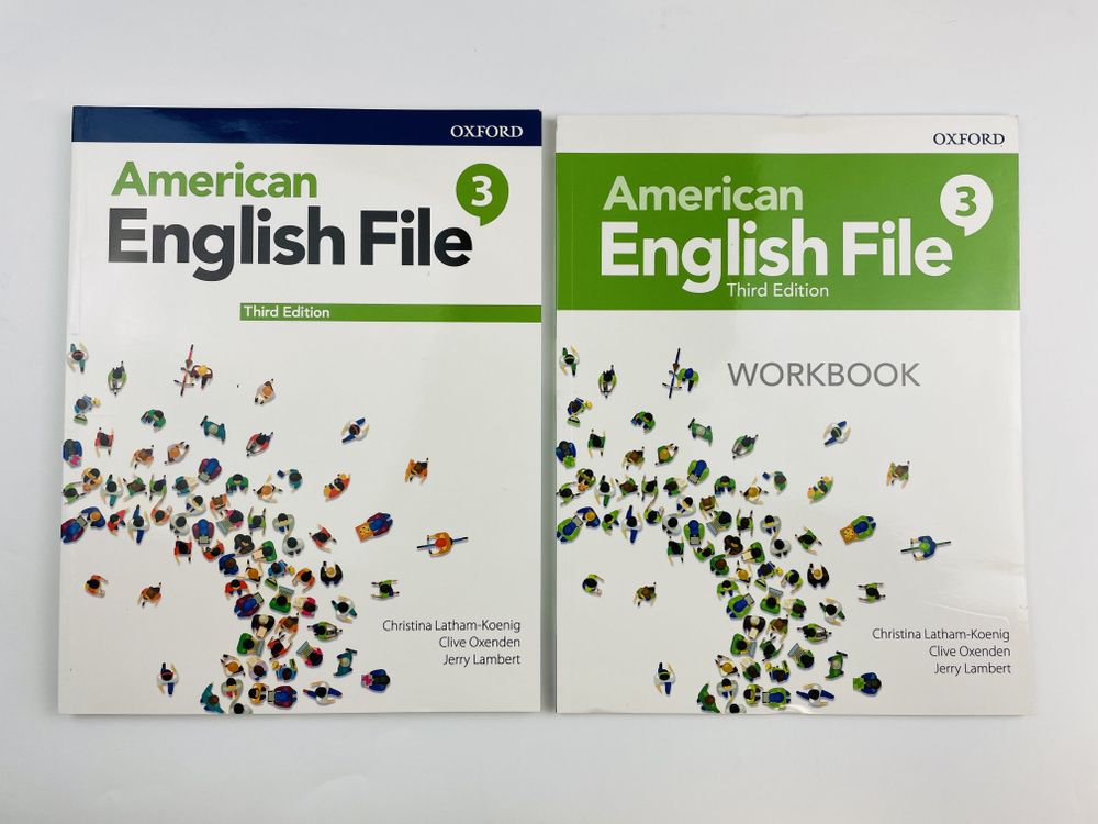 American English File 3, 3rd Edition, Набор Student's Book with CD and Workbook, TheBookCorner ...
