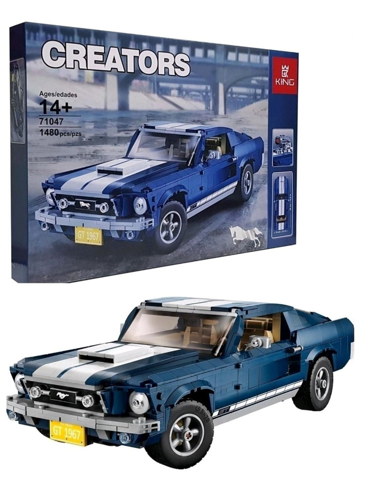Конструктор Креатор Форд Мустанг 1480 деталей 71047 - купить с ...