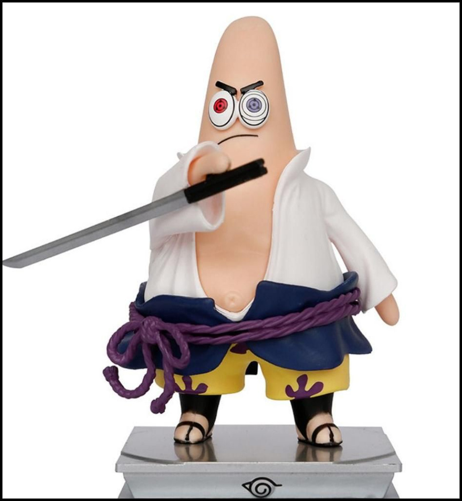 Naruto, Губка Боб+Patrick Star/Сделанный вручную/14cm - купить с ...