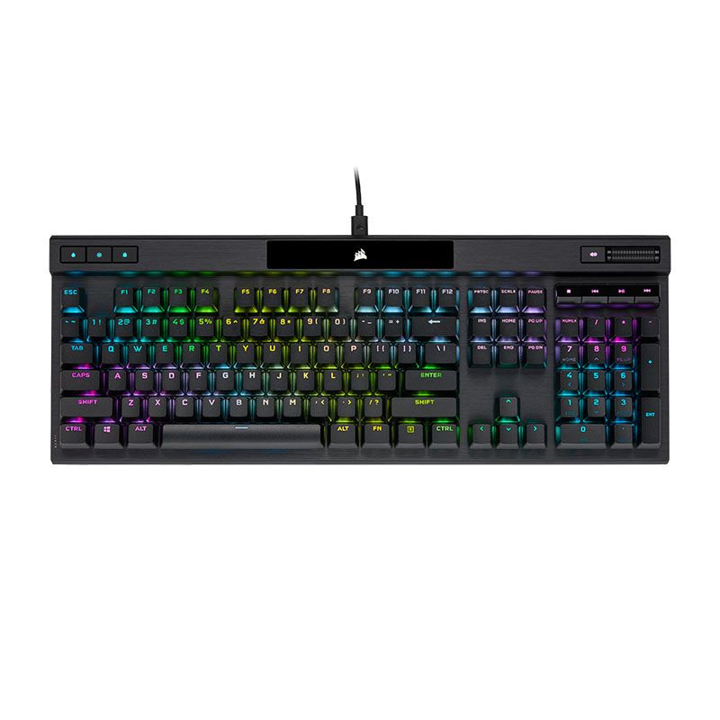 Corsair Игровая клавиатура проводная CORSAIR K70 RGB PRO cherry silver ...
