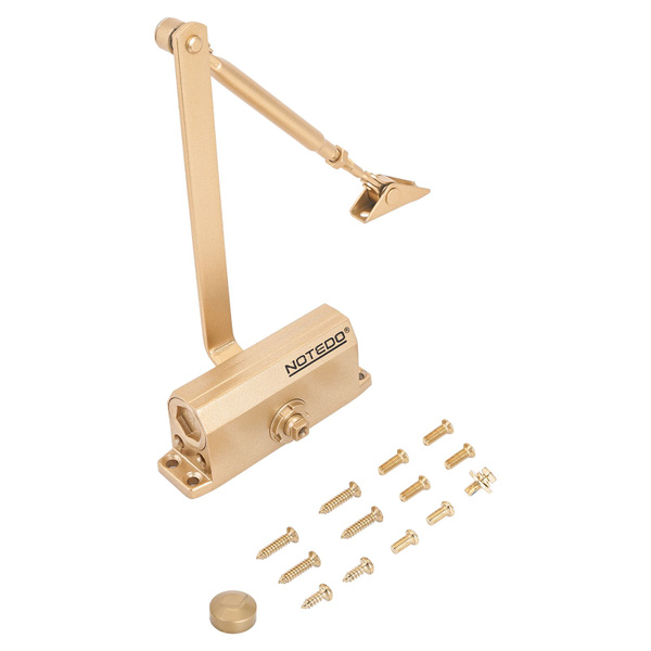 Доводчик дверной Notedo (Нотедо) DC-060 GOLD до 80 кг (золотой) купить на OZON по низкой цене ...