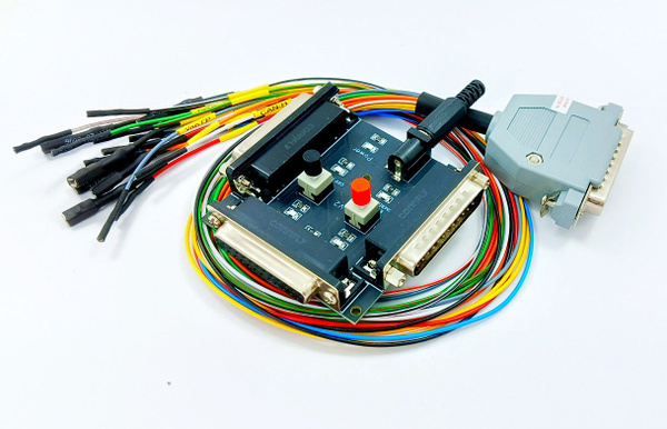 Кабель универсальный V4 для программирования + плата с колодкой Scanmatik DB25 к CombiLoader ...