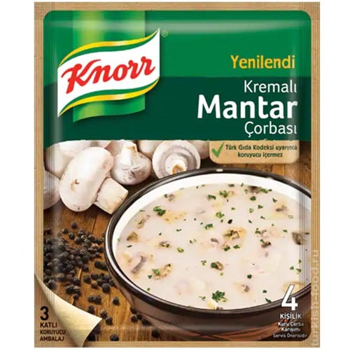KNORR Грибной крем-суп 63 гр * 12 пачек (KREMALI MANTAR CORBASI ...