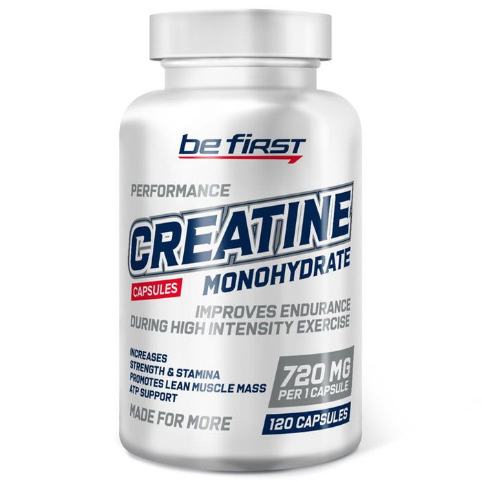 Креатин Be First Creatine Monohydrate (120 капс.) - купить с доставкой ...