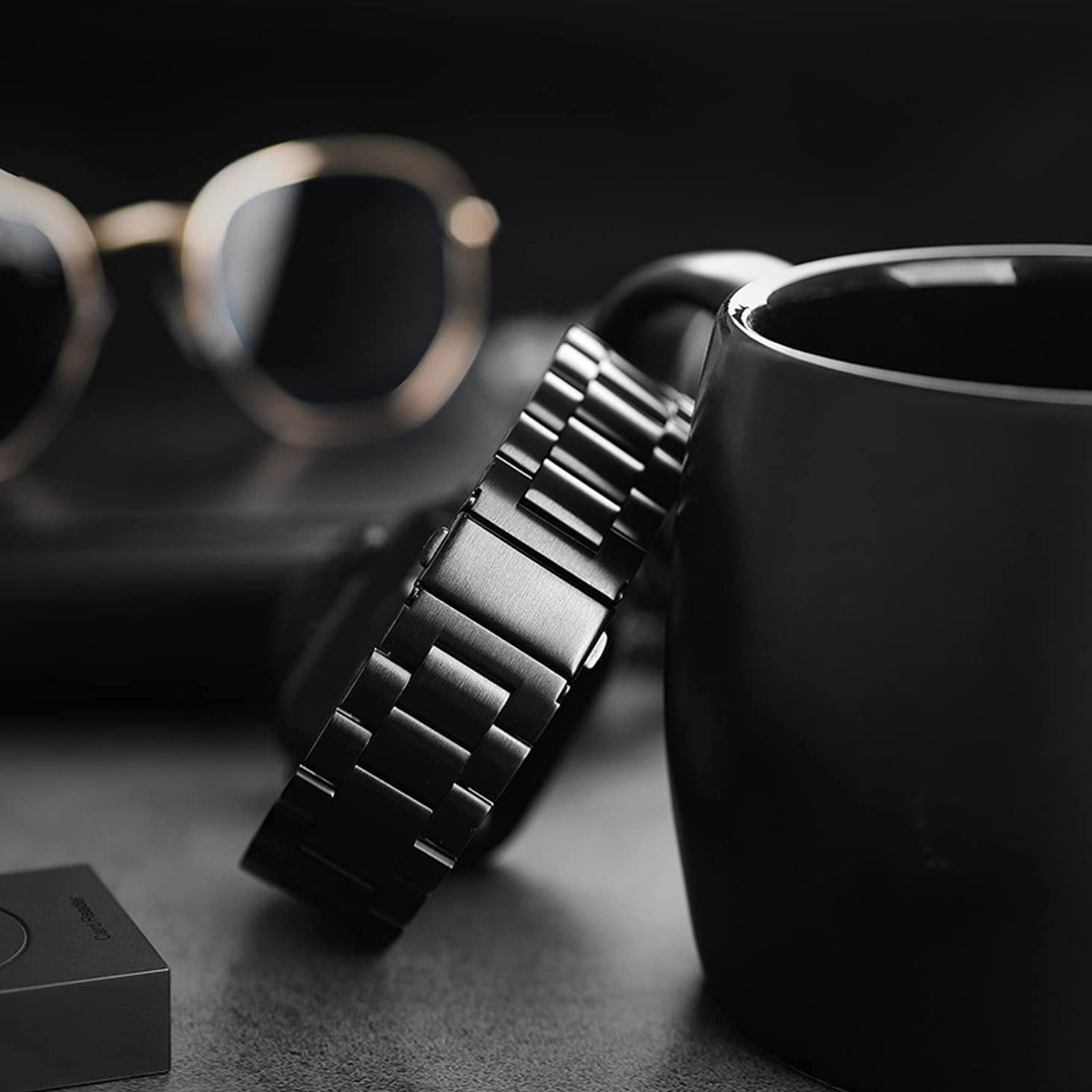 Pемешок для apple watch Металлический блочный стальной ремешок для ...