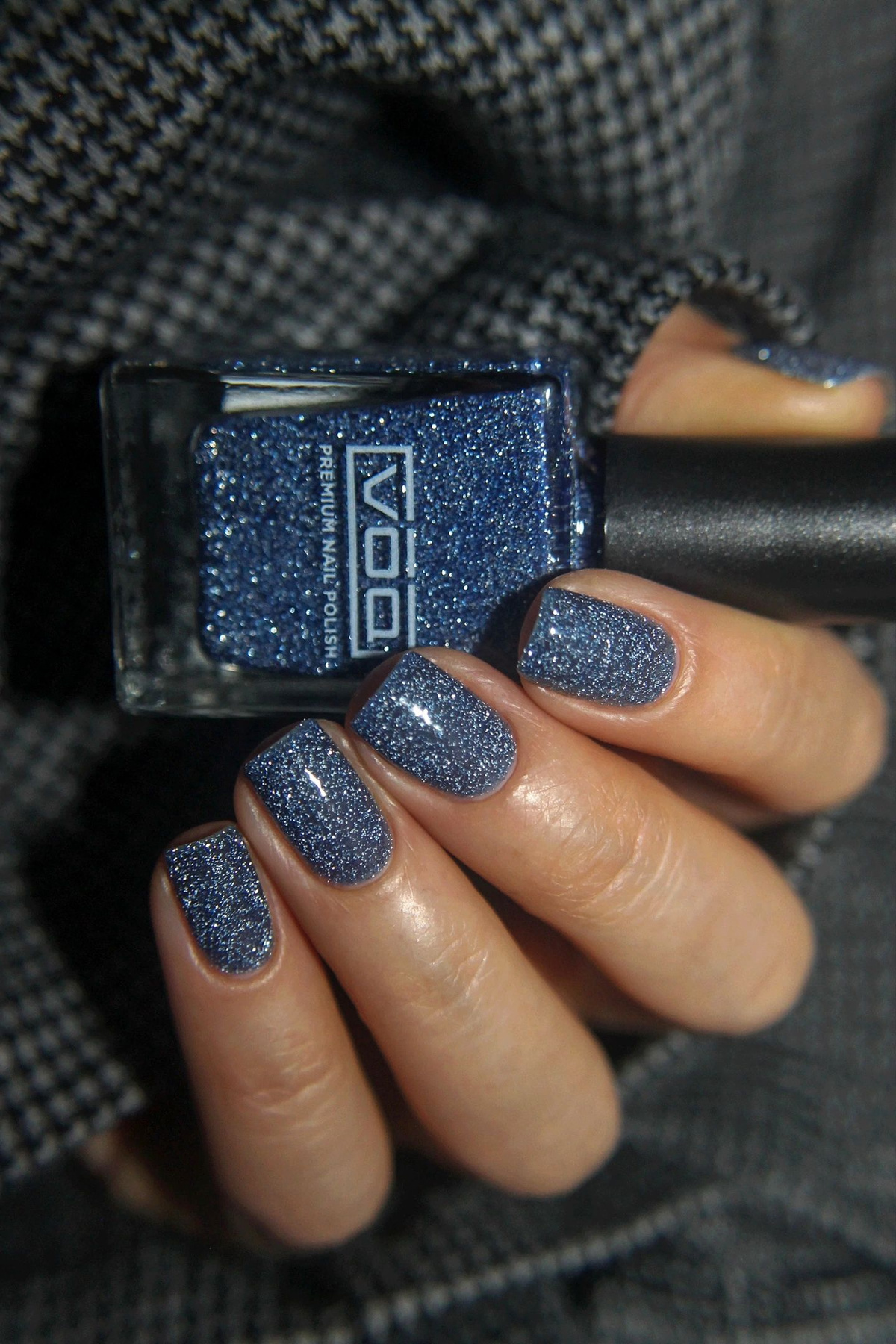 Лак Для Ногтей Лечебный Светоотражающий Укрепляющий Синий VOQ Starry ...