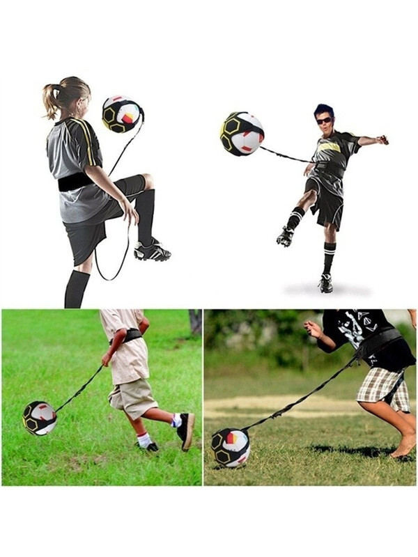 Футбольный тренажер для отработки ударов и пасов Onkomi Sport (мяч на ...