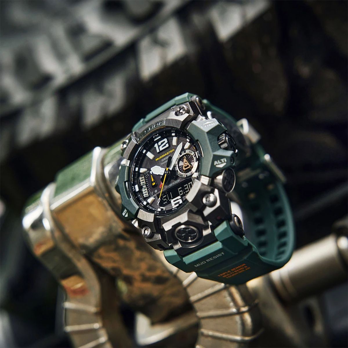 Японские мужские наручные часы Casio G-Shock Mudmaster Master of G-Land GWG-B1000-3A - купить с ...