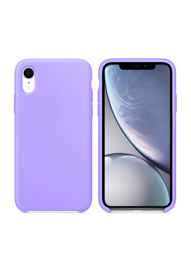 Чехол (с логотипом) силиконовый для Apple IPhone Xr ( айфон хр ...