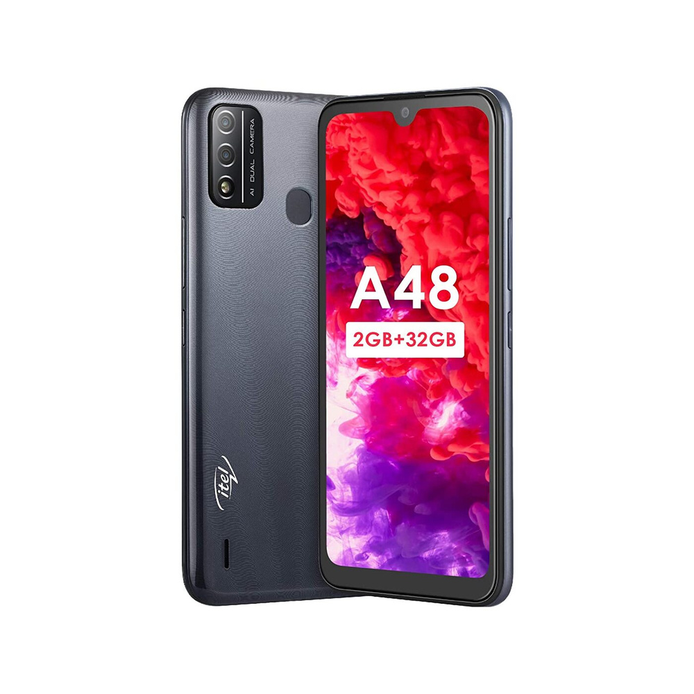 Смартфон ITEL A48 2 ГБ Черный IPS 2 SIM купить c доставкой на OZON по ...
