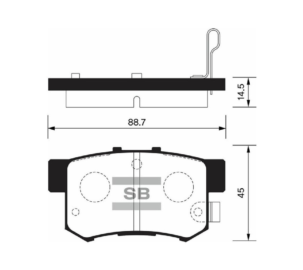 Колодки тормозные Sangsin Brake SP1368 - купить по низким ценам в ...
