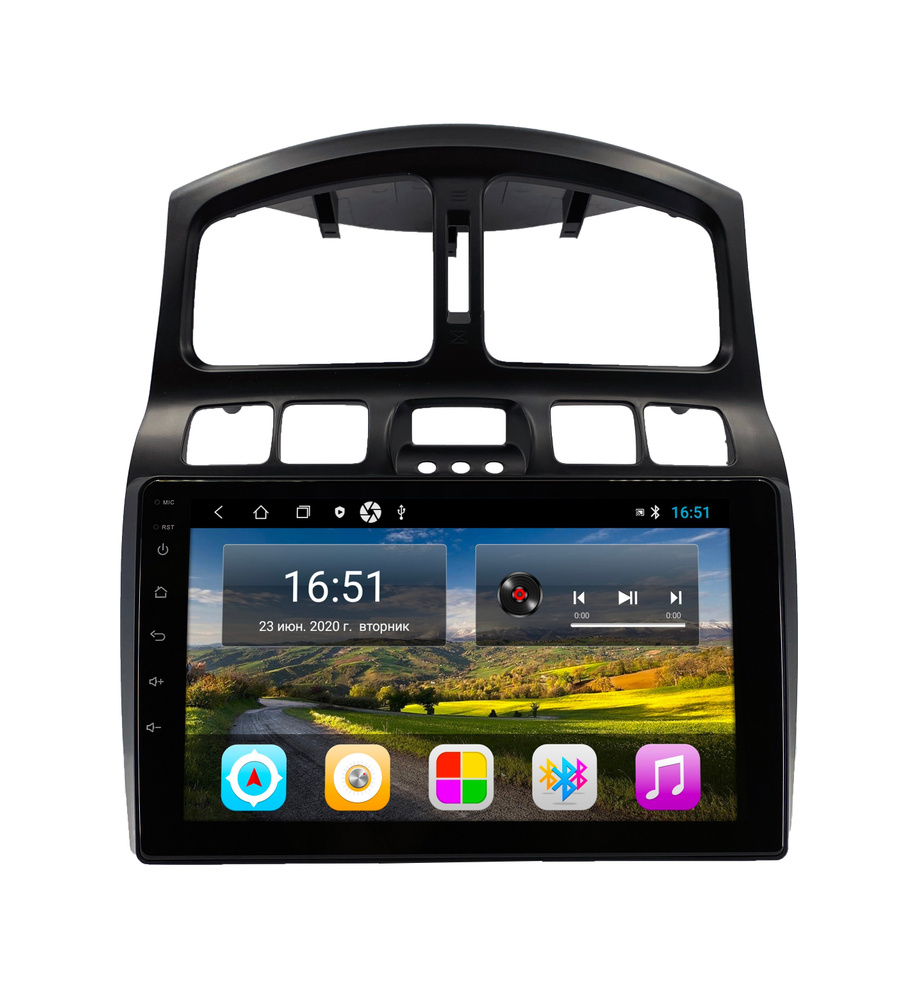 Магнитола Zenith Hyundai Santa Fe 2000-2012, Android 12, 8/128ГБ, 4G ...