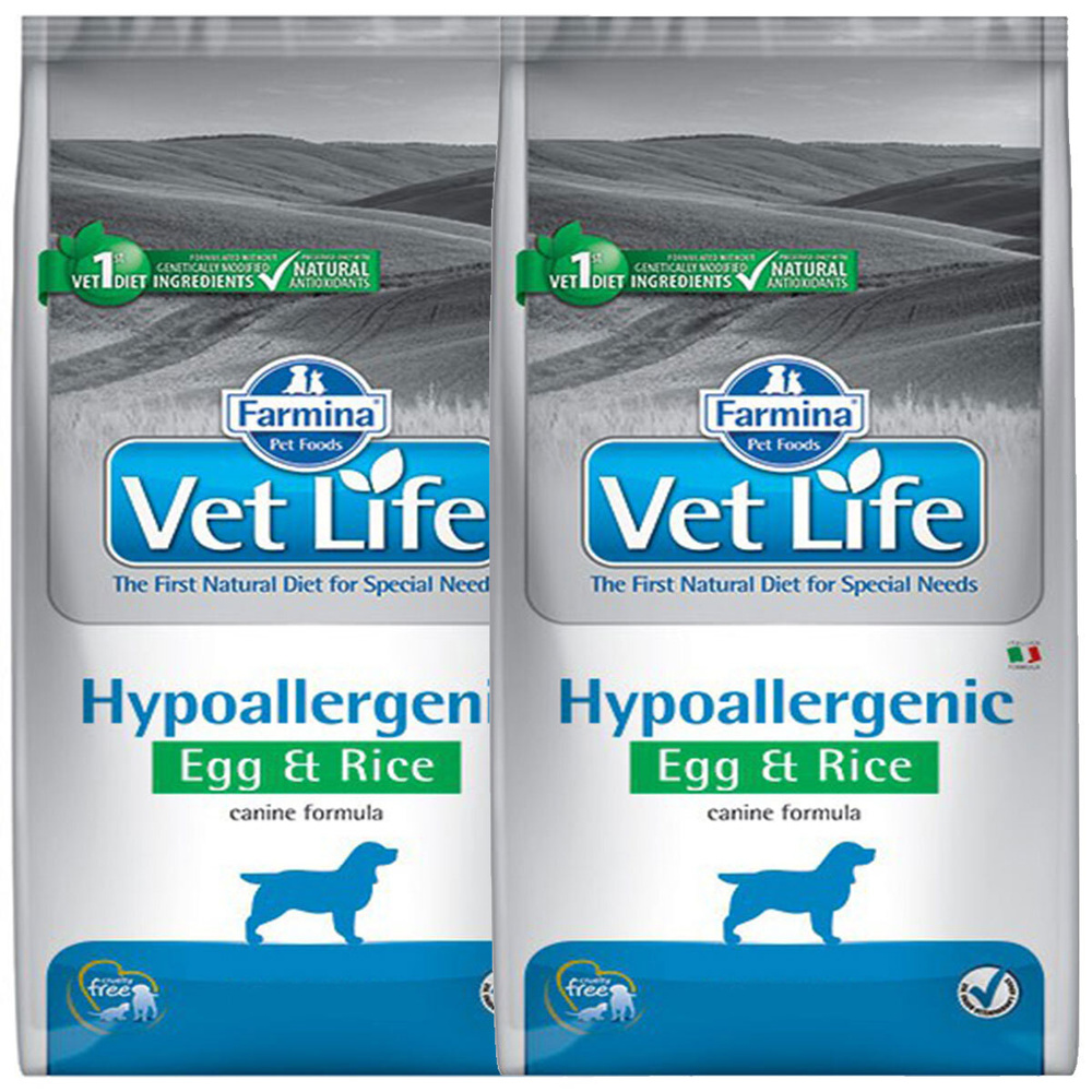 Сухой корм FARMINA VET LIFE CANIN HYPOALLERGENIC для взрослых собак при ...