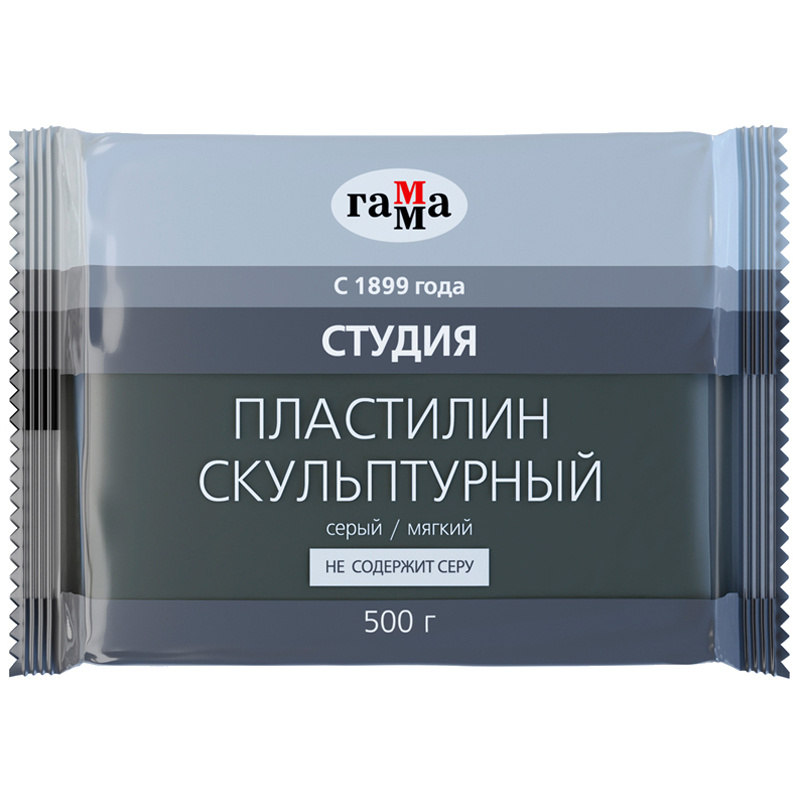 Пластилин скульптурный художественный модельный для лепки Гамма "Студия ...