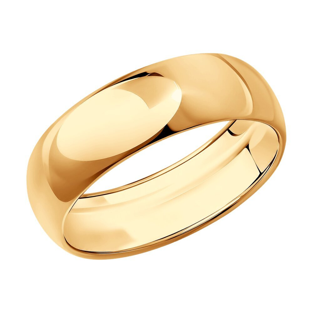 Серебряное обручальное кольцо 925 пробы, серебро SOKOLOV - купить с ...