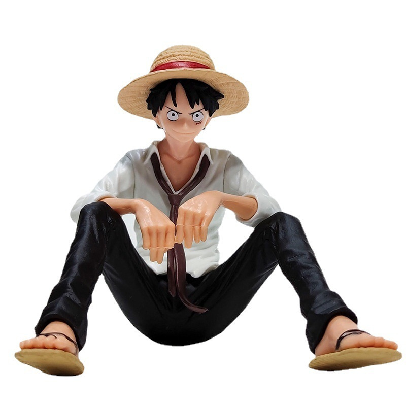 One Piece Seated Luffy модель персонажа аниме боевая версия 10cm ...