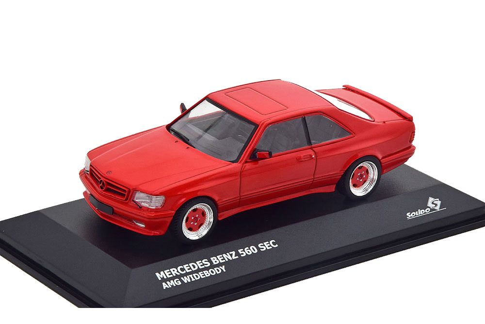 Модель коллекционная Mercedes W126 s-class coupe 560 sec C126 amg ...