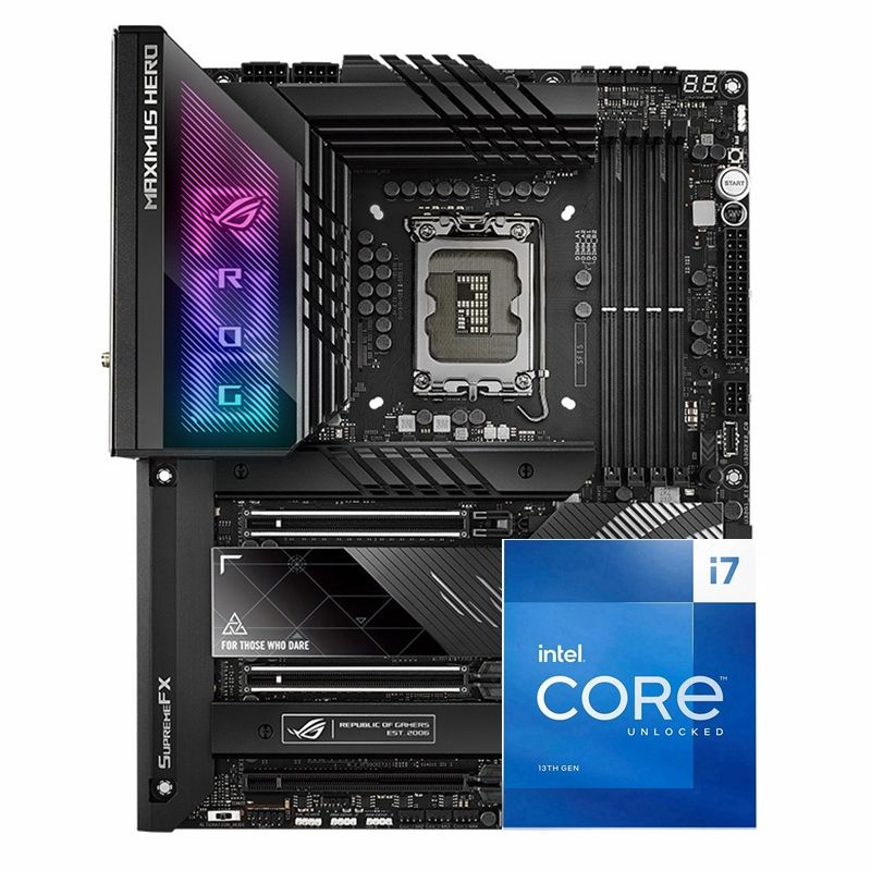 Материнская плата ROG ROG MAXIMUS Z790 HERO+I7-13700KF купить по низкой ...