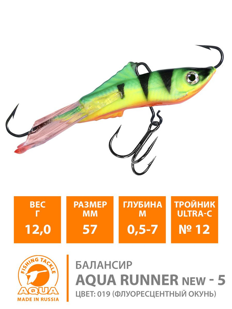 Aqua Балансир рыболовный, 12 г - купить с доставкой по выгодным ценам в ...